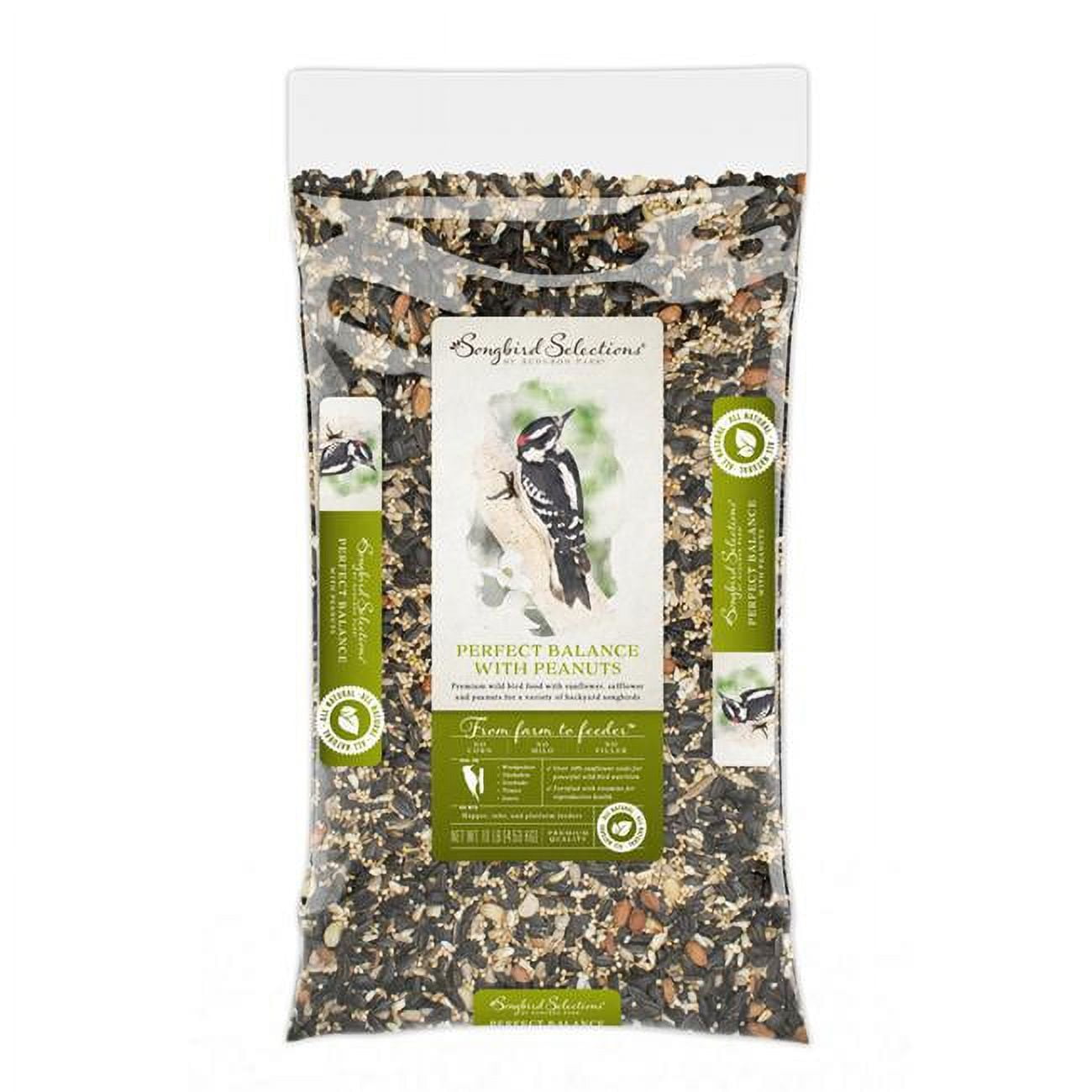 10 lbs Songbird Selections Wild Bird & Poultry Bird Seed, Peanuts ...