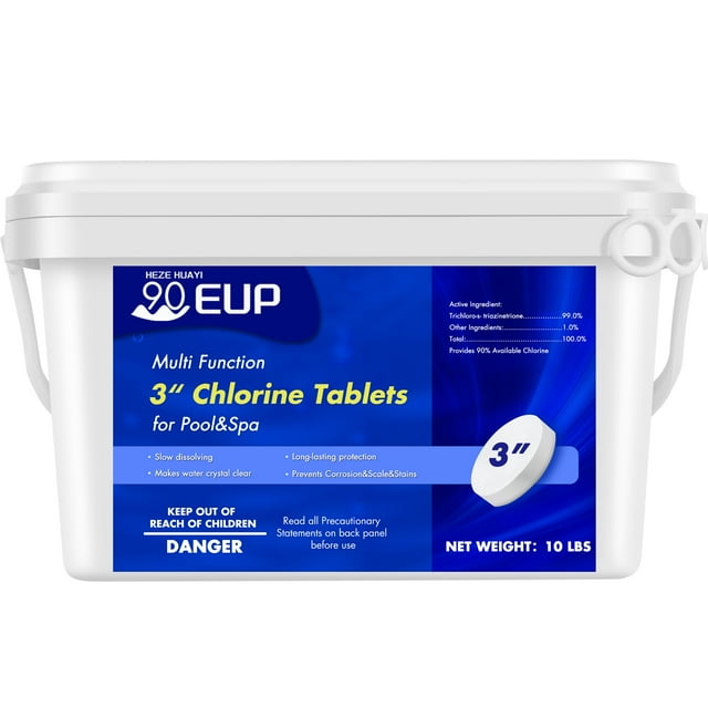 Stabilized Chlorinator Chlorine Tablets, 10 lbs, 3 inch - Ultimate ...