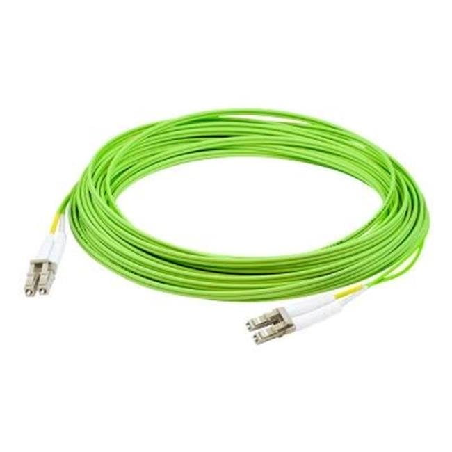 10 m LC Male to LC Male Lime Green OM5 Duplex Fiber Patch Cable ...