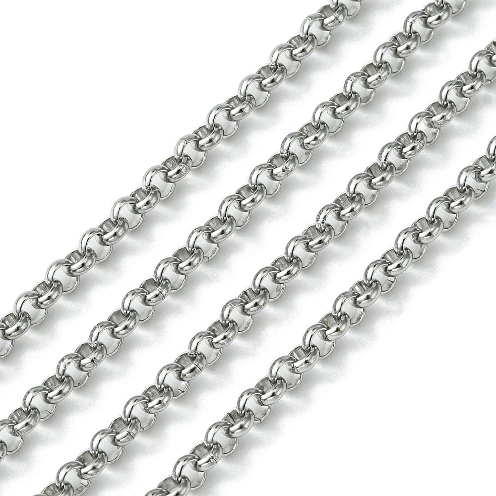 10 m Tarnish Resistant 304 Stainless Steel Chains Unwelded Stainless ...