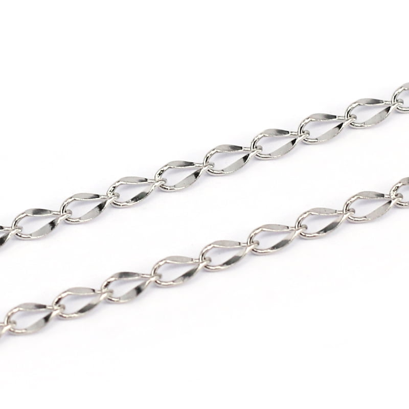 10 m Tarnish Resistant 304 Stainless Steel Curb Chains Soldered ...