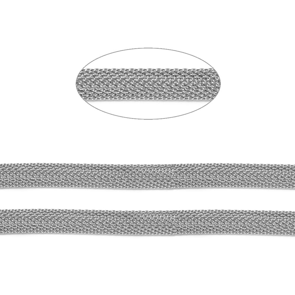 10 m Tarnish Resistant 304 Stainless Steel Mesh Chains/Network Chains ...