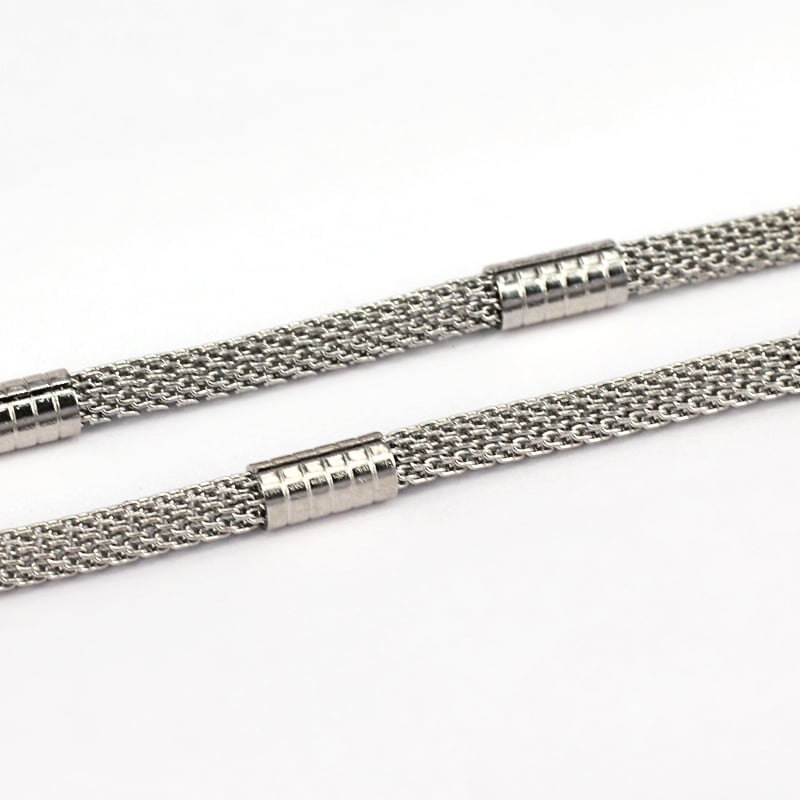 10 m Tarnish Resistant 304 Stainless Steel Mesh Chains Unwelded ...