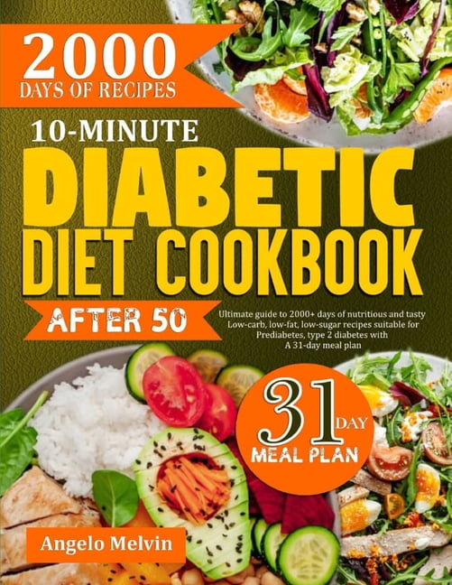 10-minute diabetic diet cookbook after 50: Ultimate Guide To 2000+ Days ...