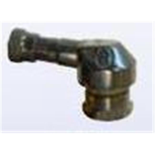 10 mm. Aluminum Stem Base- 90 Degree Bend- Black - Walmart.com