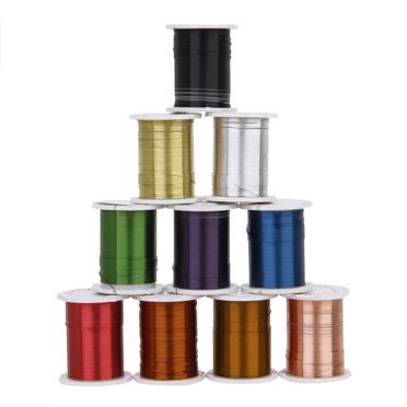 Naler 10-Rolls Variety Copper Wire, 0.3mm Beading Thread for DIY Craft ...