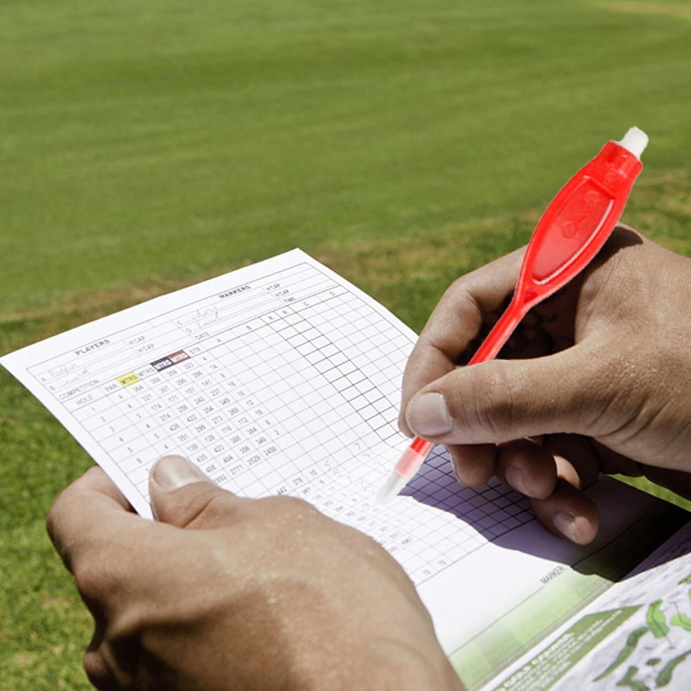 10 oval golf scorepens, 2H game conference writing tools, sports golf ...