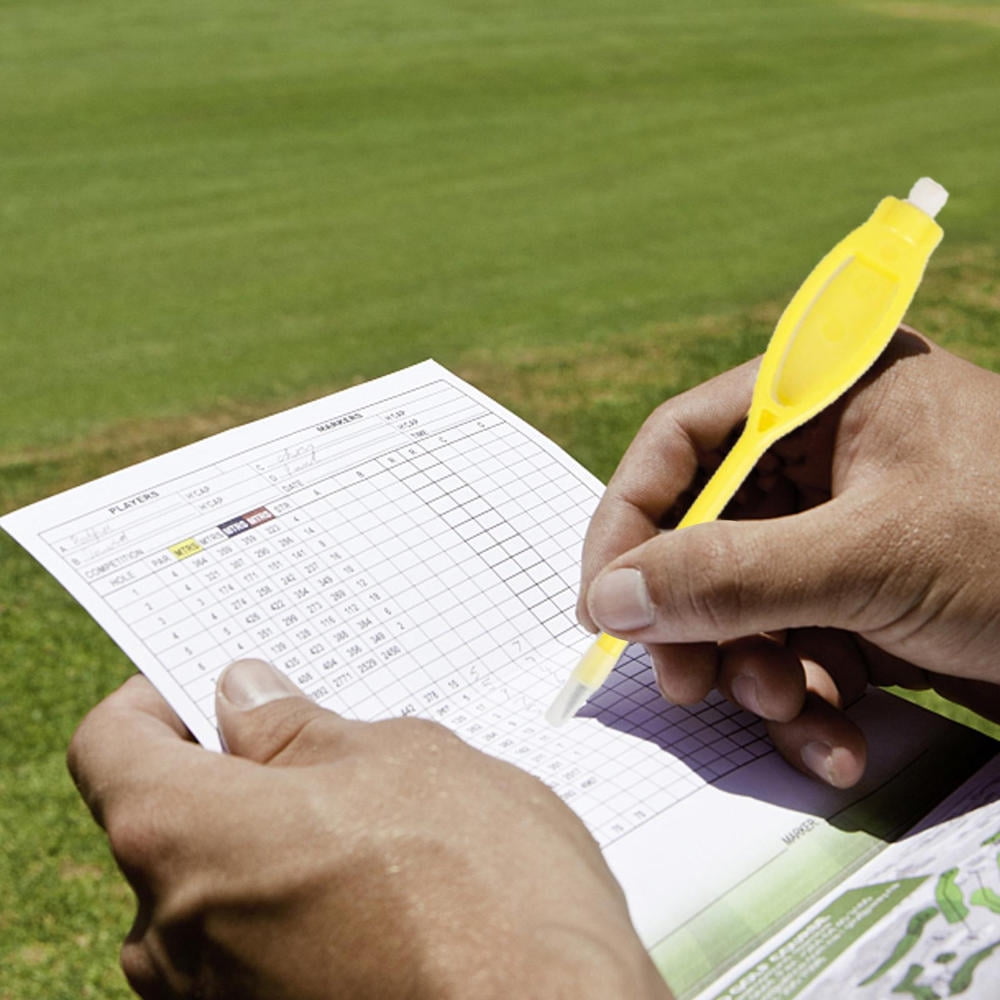 10 oval golf scorepens, 2H game conference writing tools, sports golf ...