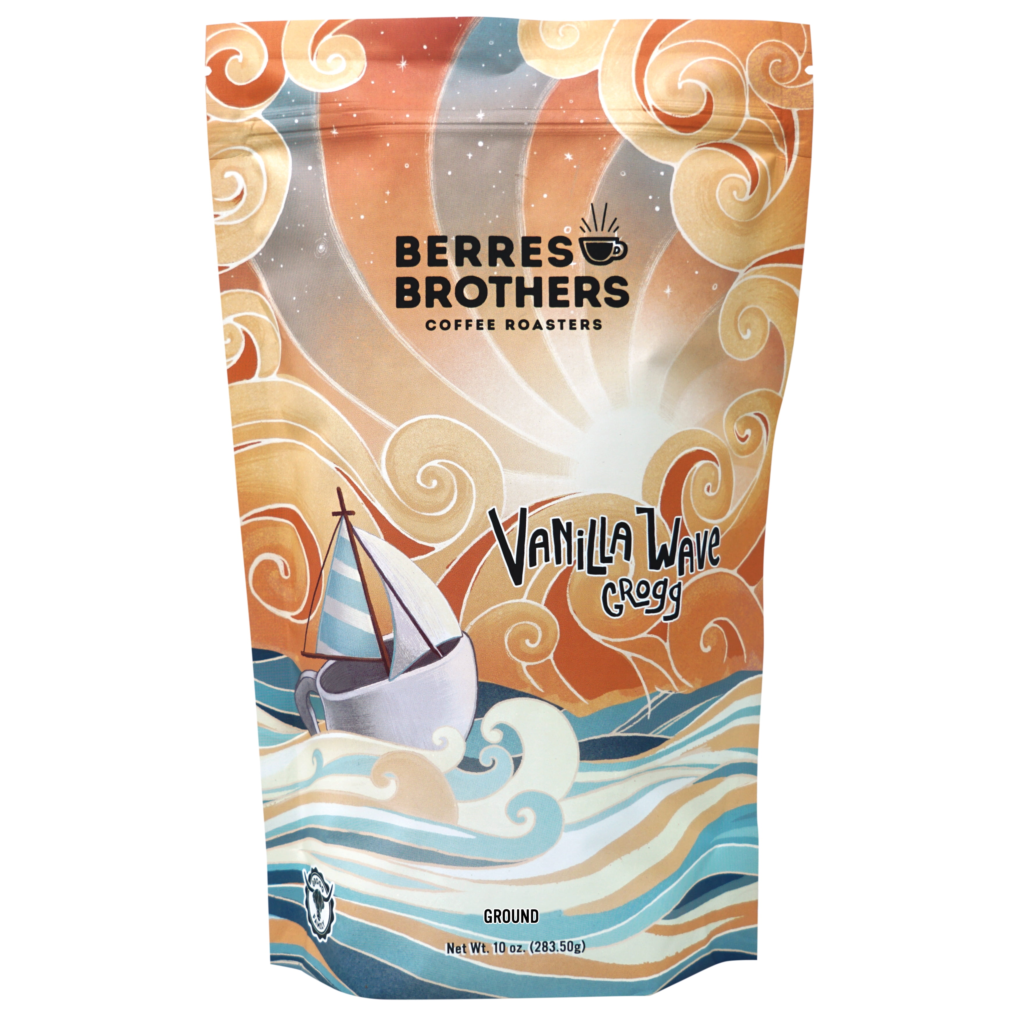 10 oz. Berres Brothers Vanilla Wave Grogg Ground Coffee - Walmart.com