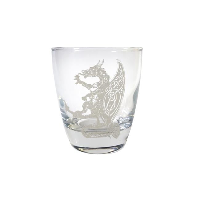 10 oz Celtic Dragon Engraved Lowball Glass - Walmart.com