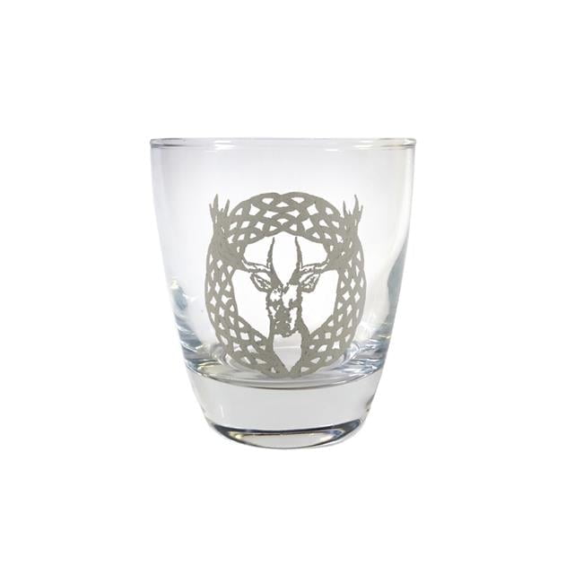 10 oz Celtic Stag Engraved Lowball Glass - Walmart.com