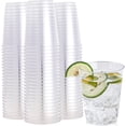 10 oz Clear Plastic Cups, Disposable Heavy Duty Hard Plastic Cups ...