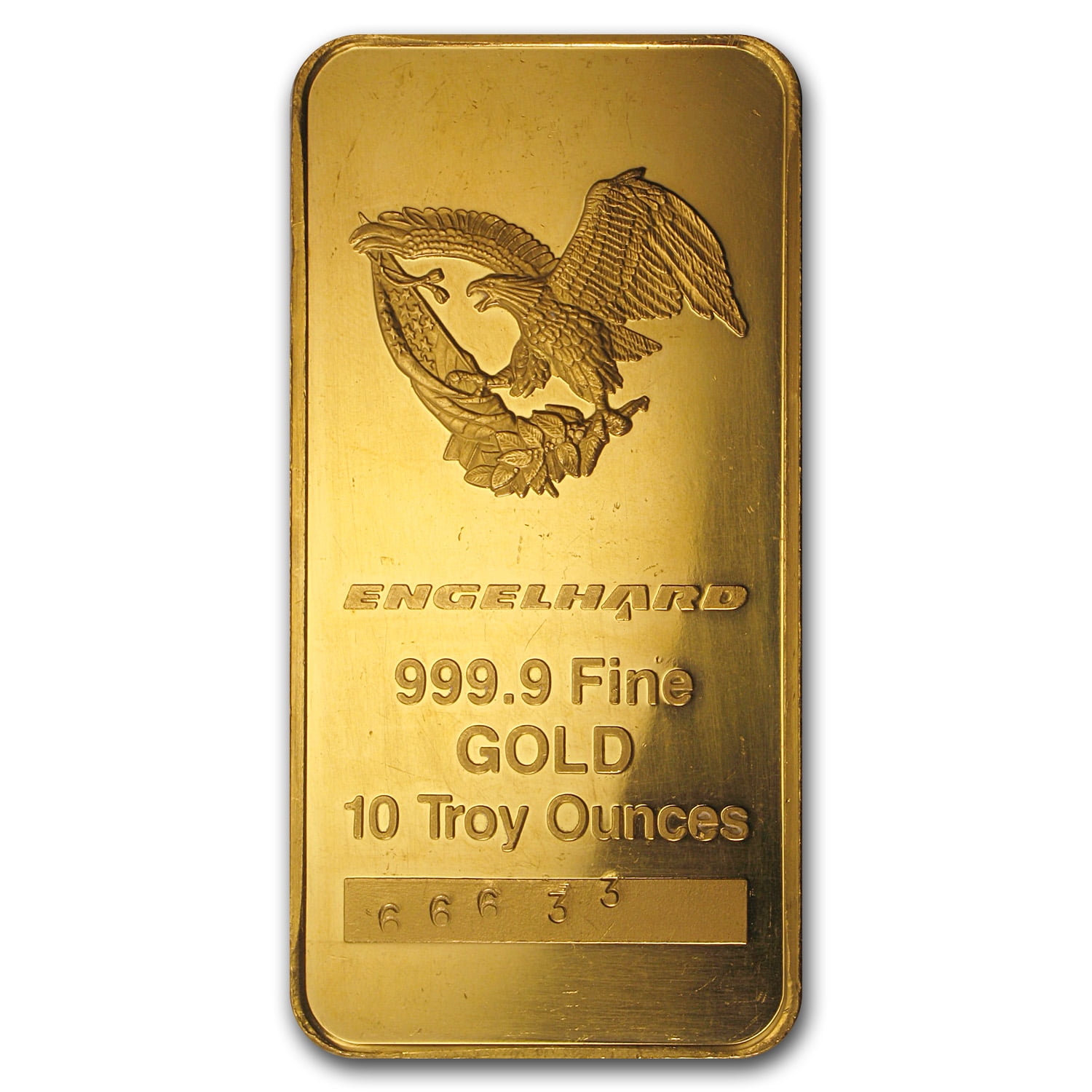 10 oz Gold Bar - Engelhard - Walmart.com