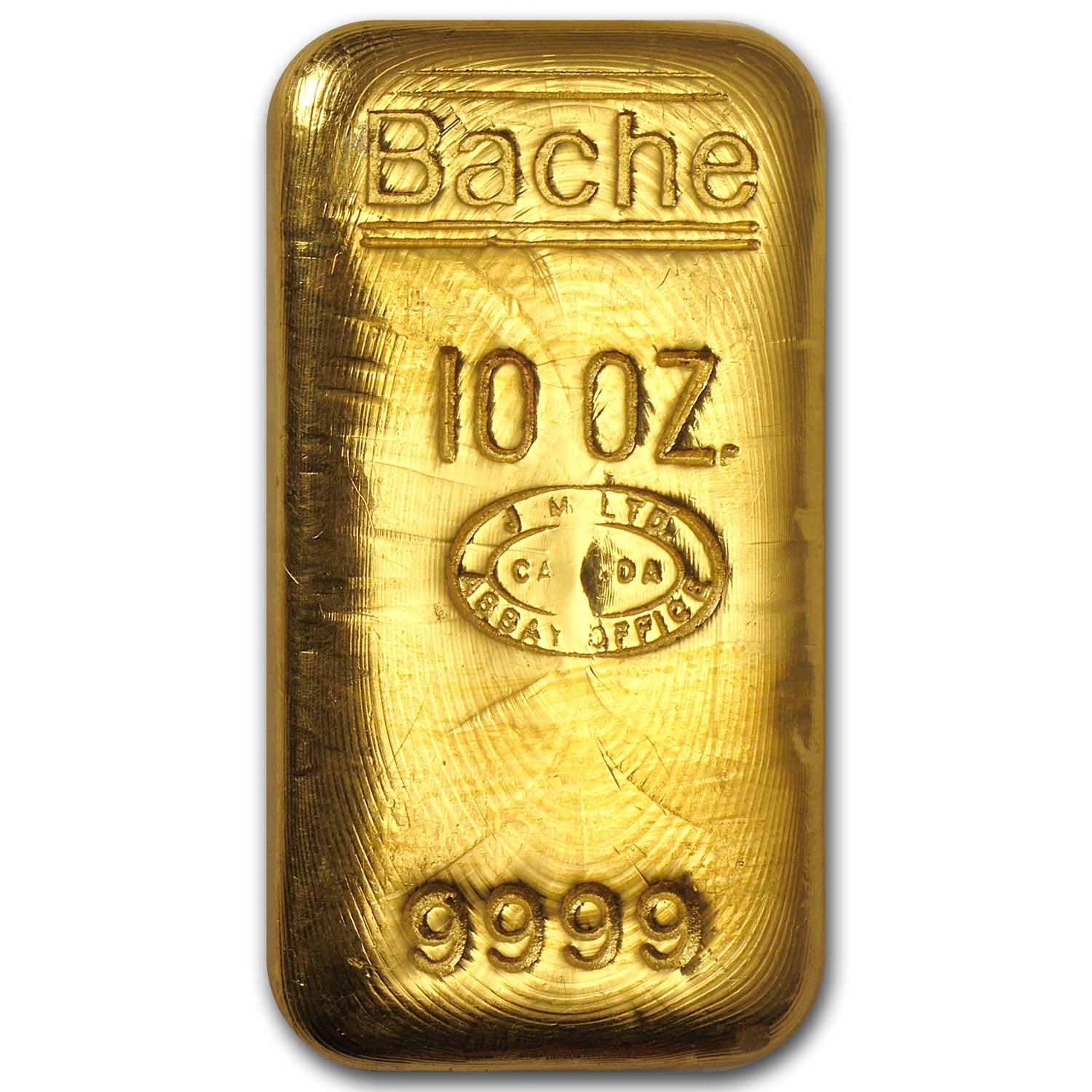 10 oz Gold Loaf-Style Bar - Johnson Matthey-Canada (Bache) - Walmart.com