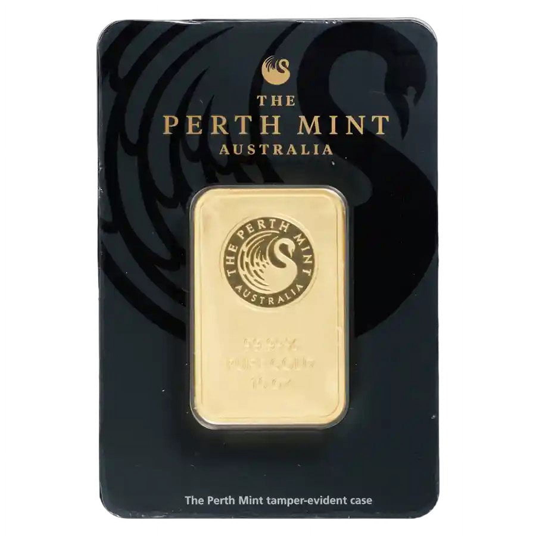 10 oz Gold The Perth Mint Bar with Assay Card - Walmart.com