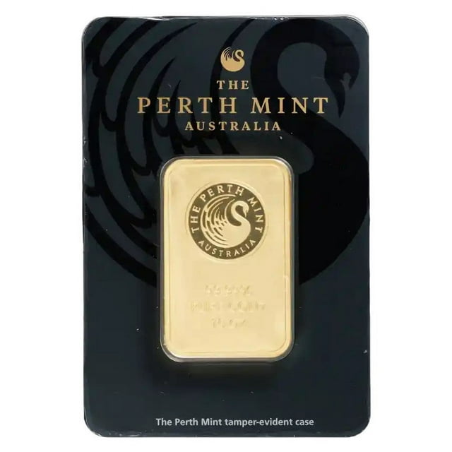 10 oz Gold The Perth Mint Bar with Assay Card - Walmart.com