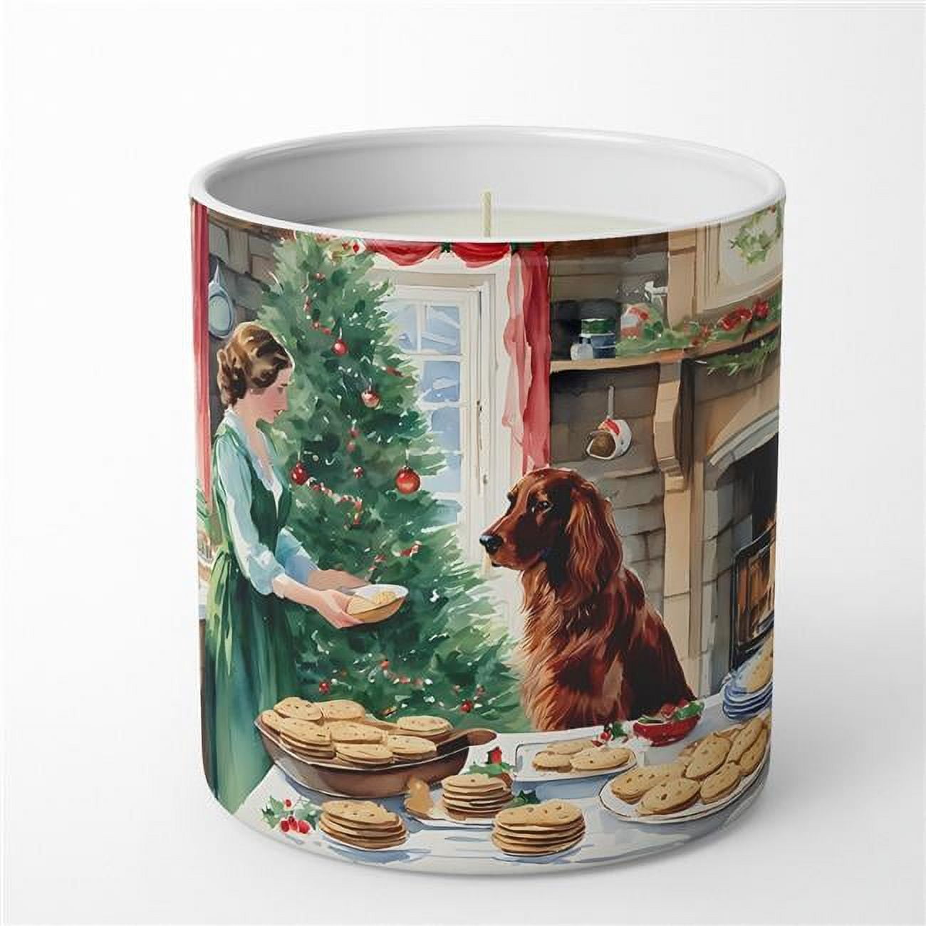 10 oz Irish Setter Christmas Cookies Decorative 100 Percent Soy Candle ...