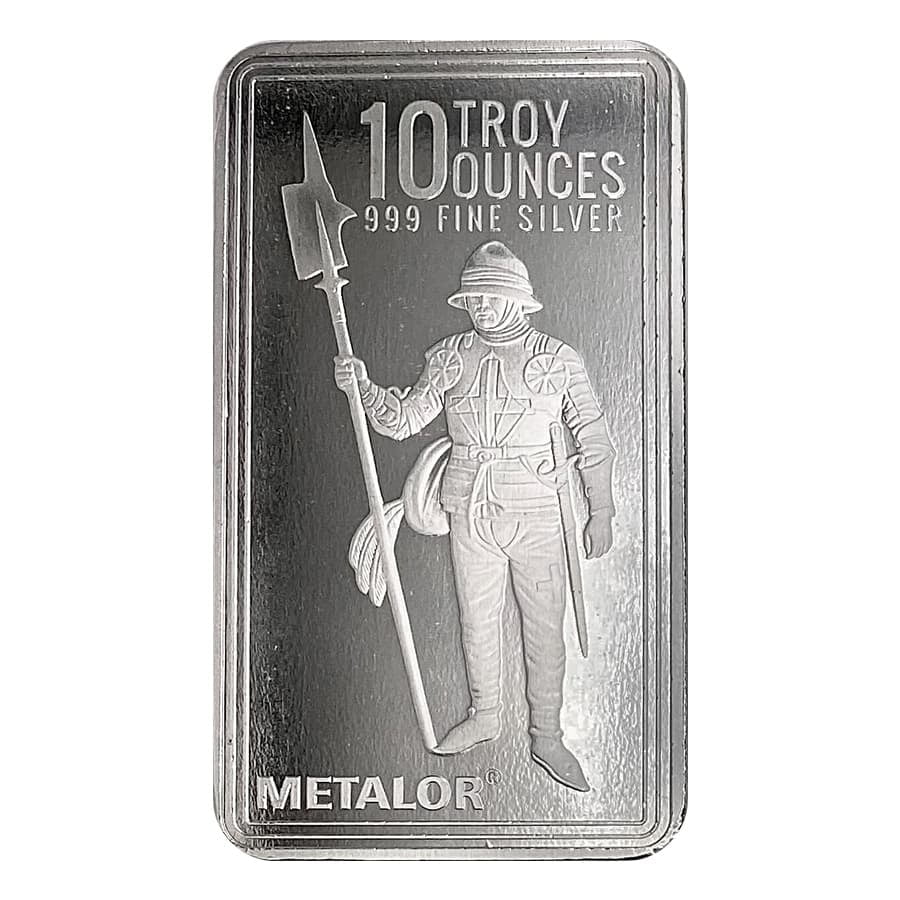 10 oz Metalor Silver Bar .999 Fine (Sealed) - Walmart.com