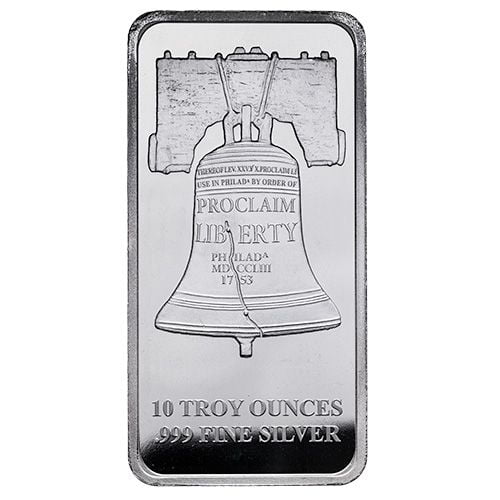 10 oz SD Bullion Proclaim Liberty Silver Bar - Walmart.com