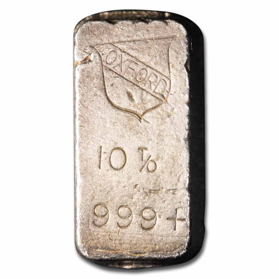 10 oz Silver Bar - Oxford Mint - Walmart.com