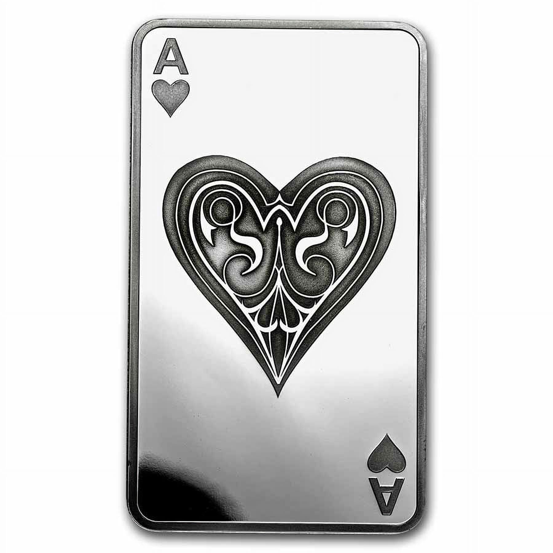 10 oz Silver Bar - Playing Cards (Secondary Market, Random Suits ...