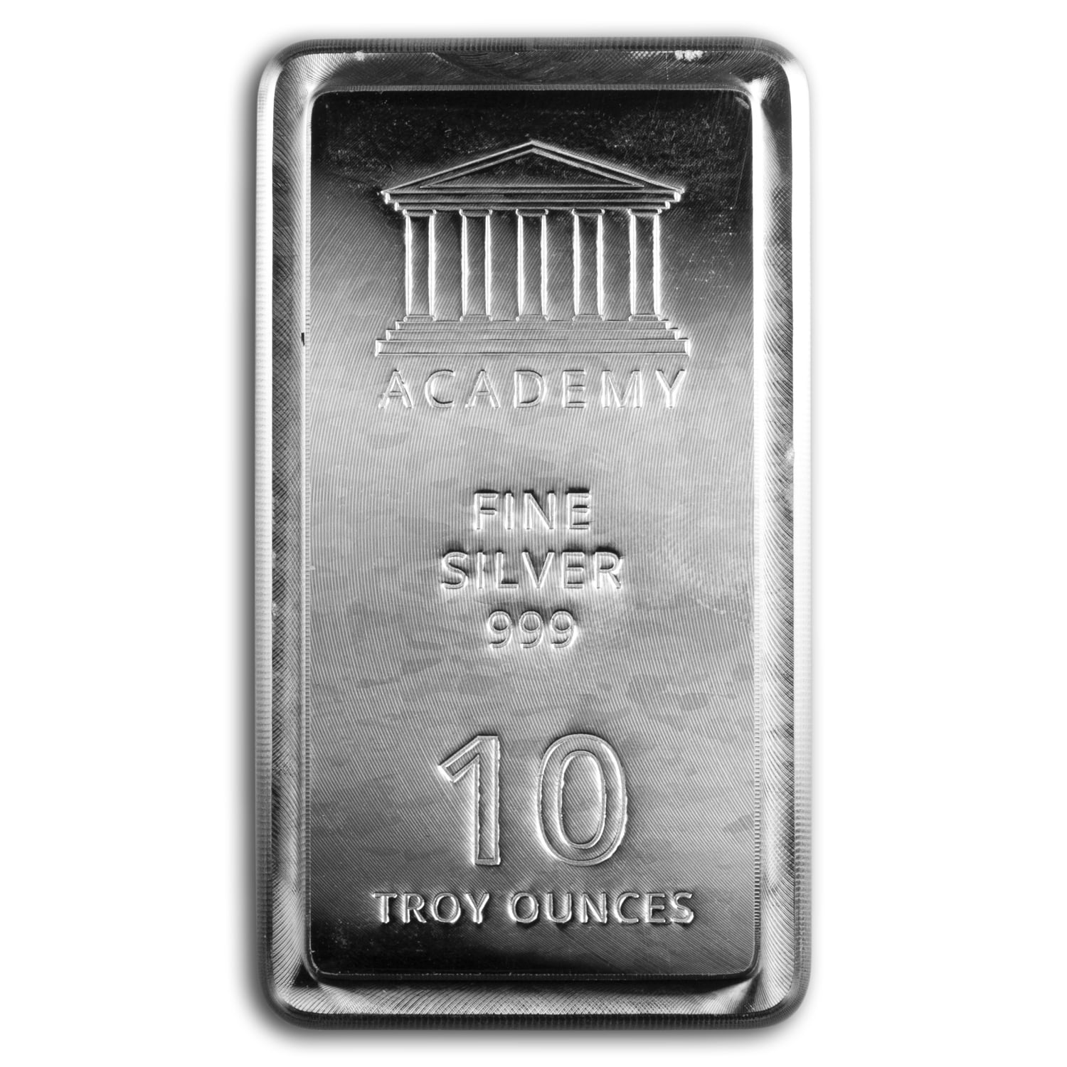 10 oz Stackable Silver Bar - Academy (New Design, No Motto) - Walmart.com