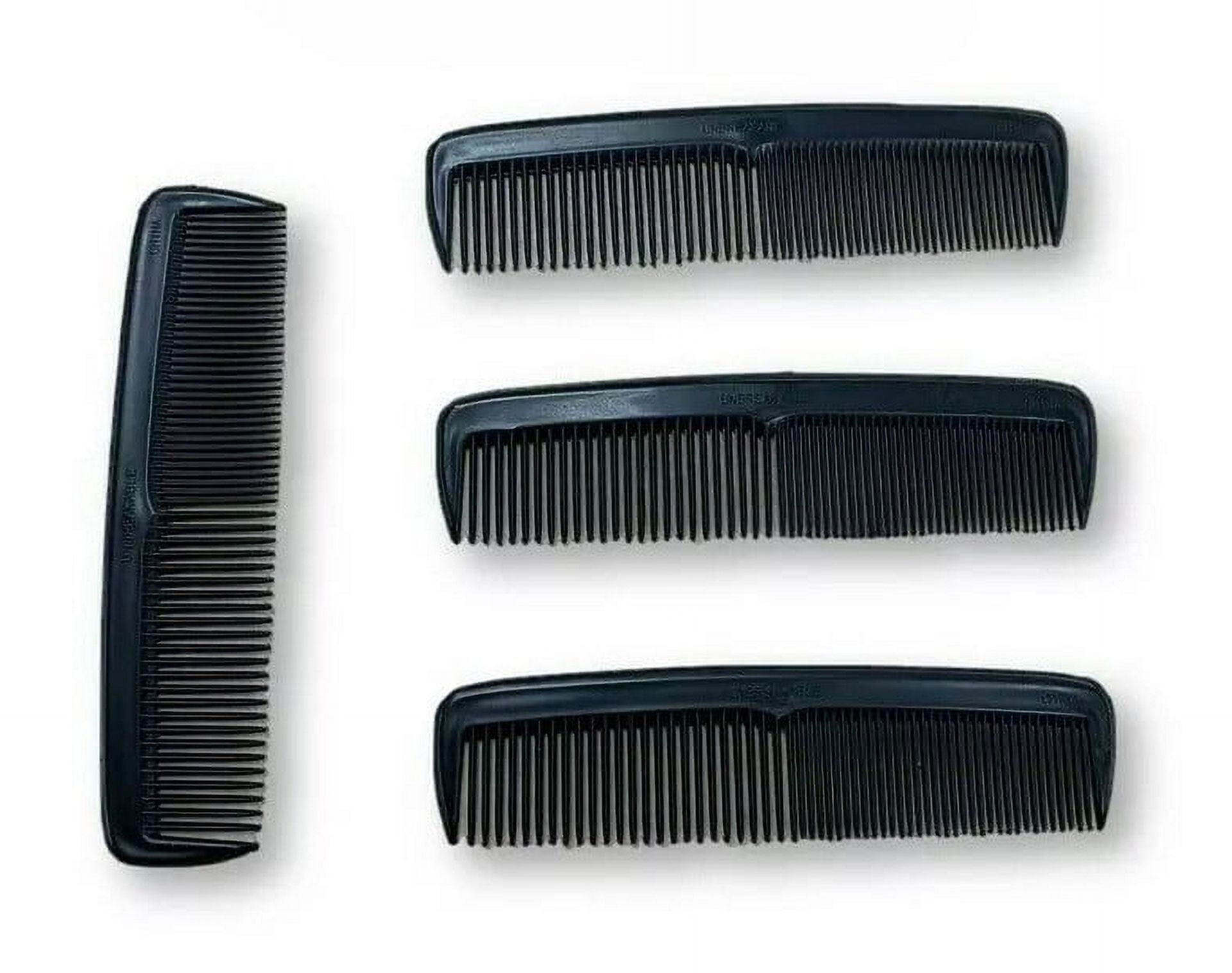 10 pack 5" Heavy Duty Pocket Hair Comb Unbreakable Black - Walmart.com