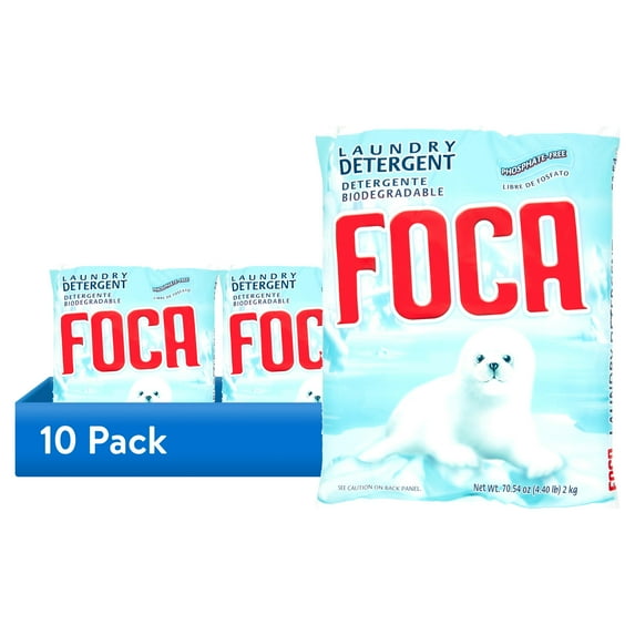 (10 pack) Foca Laundry Detergent, Household Use, All Ages ...