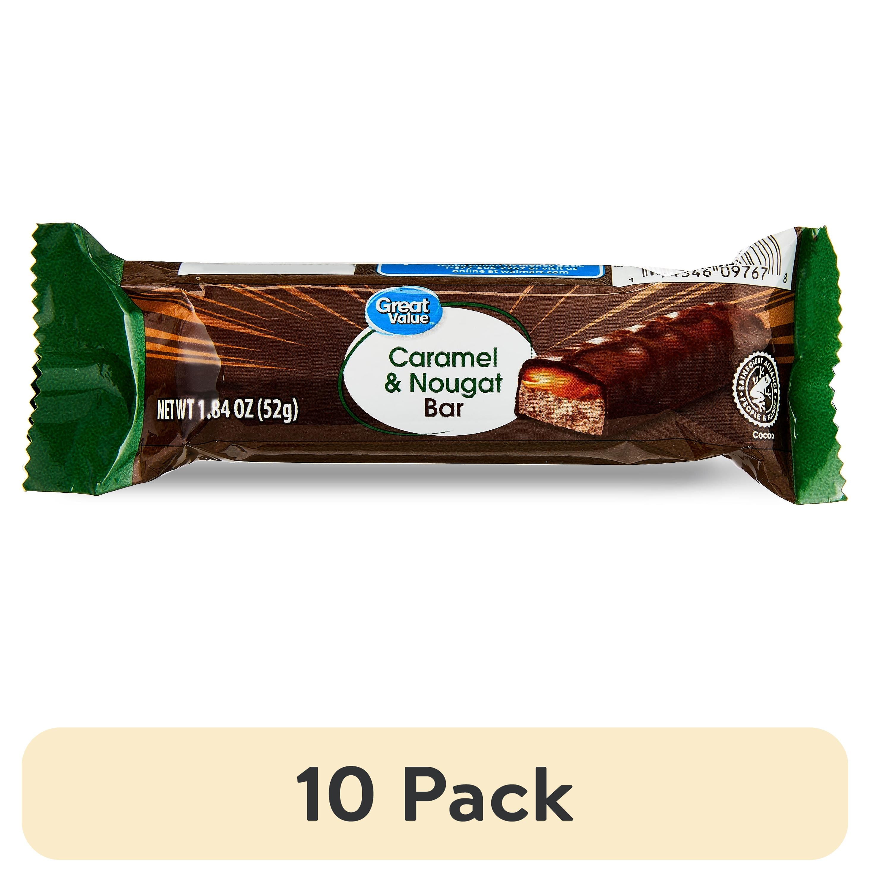 (10 pack) Great Value Caramel and Nougat Bar, 1.84 oz - Walmart.com