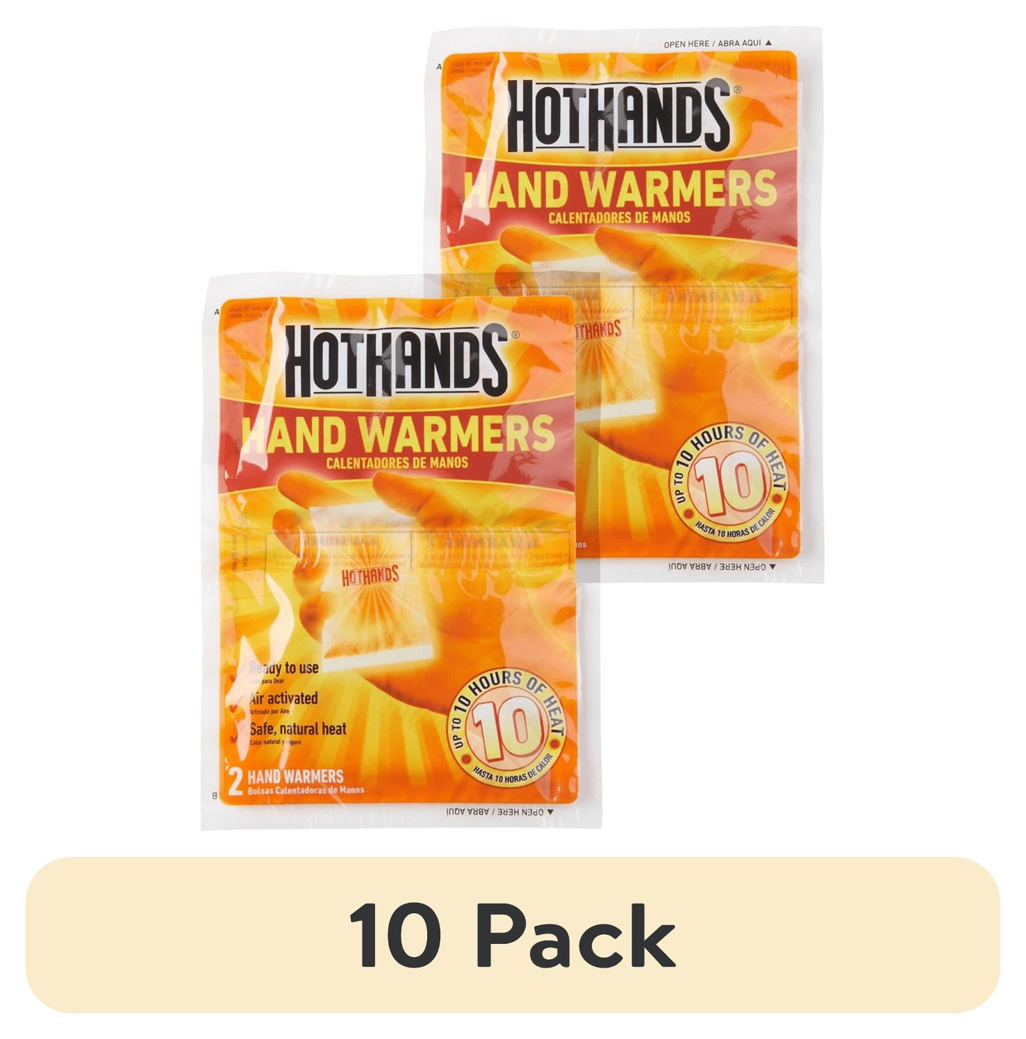 (10 pack) HotHands Hand Warmers, 1 Pair Pack up to 10 hours of heat ...