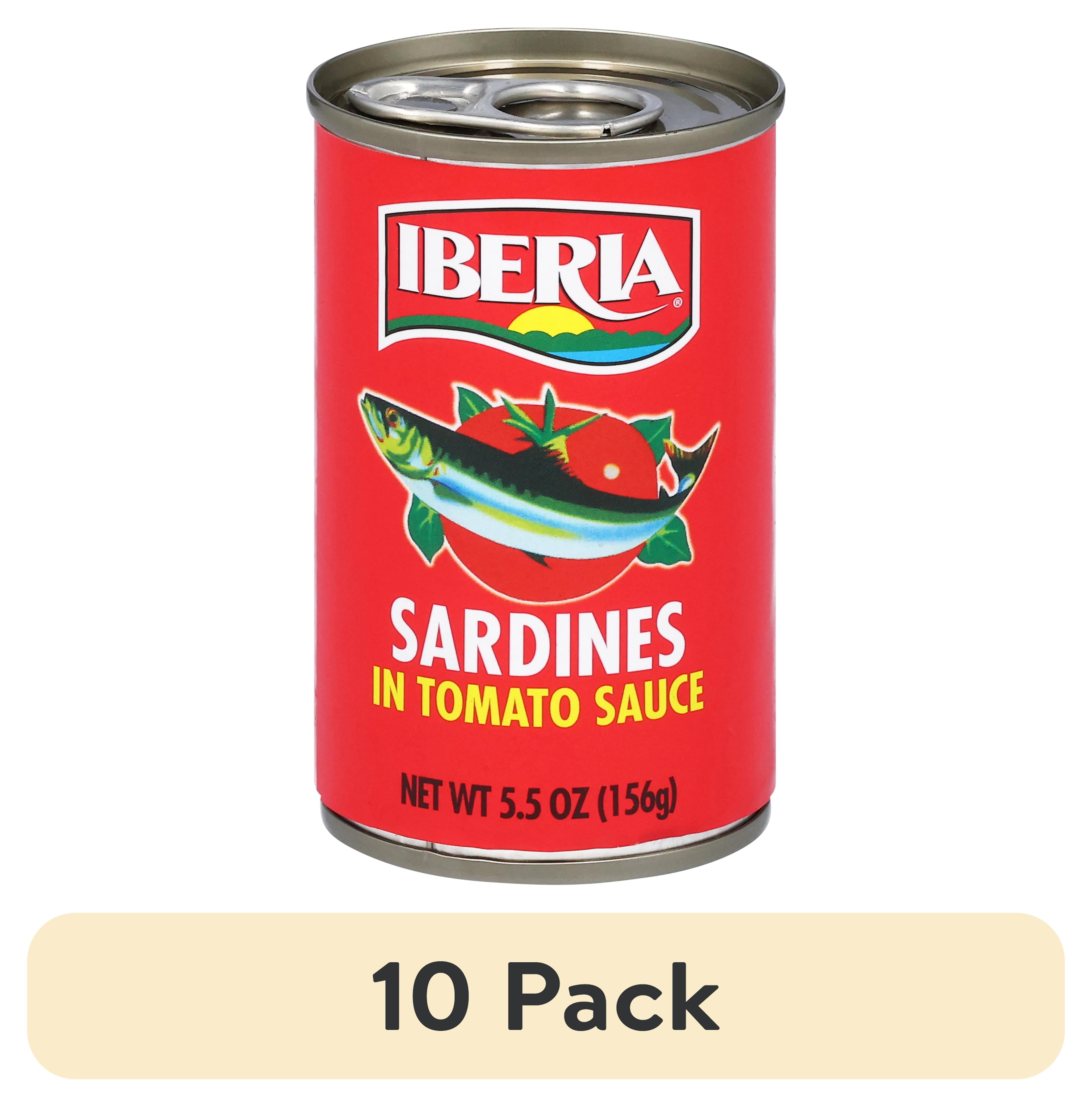 (10 pack) Iberia Sardines in Tomato Sauce 5.5 oz - Walmart.com
