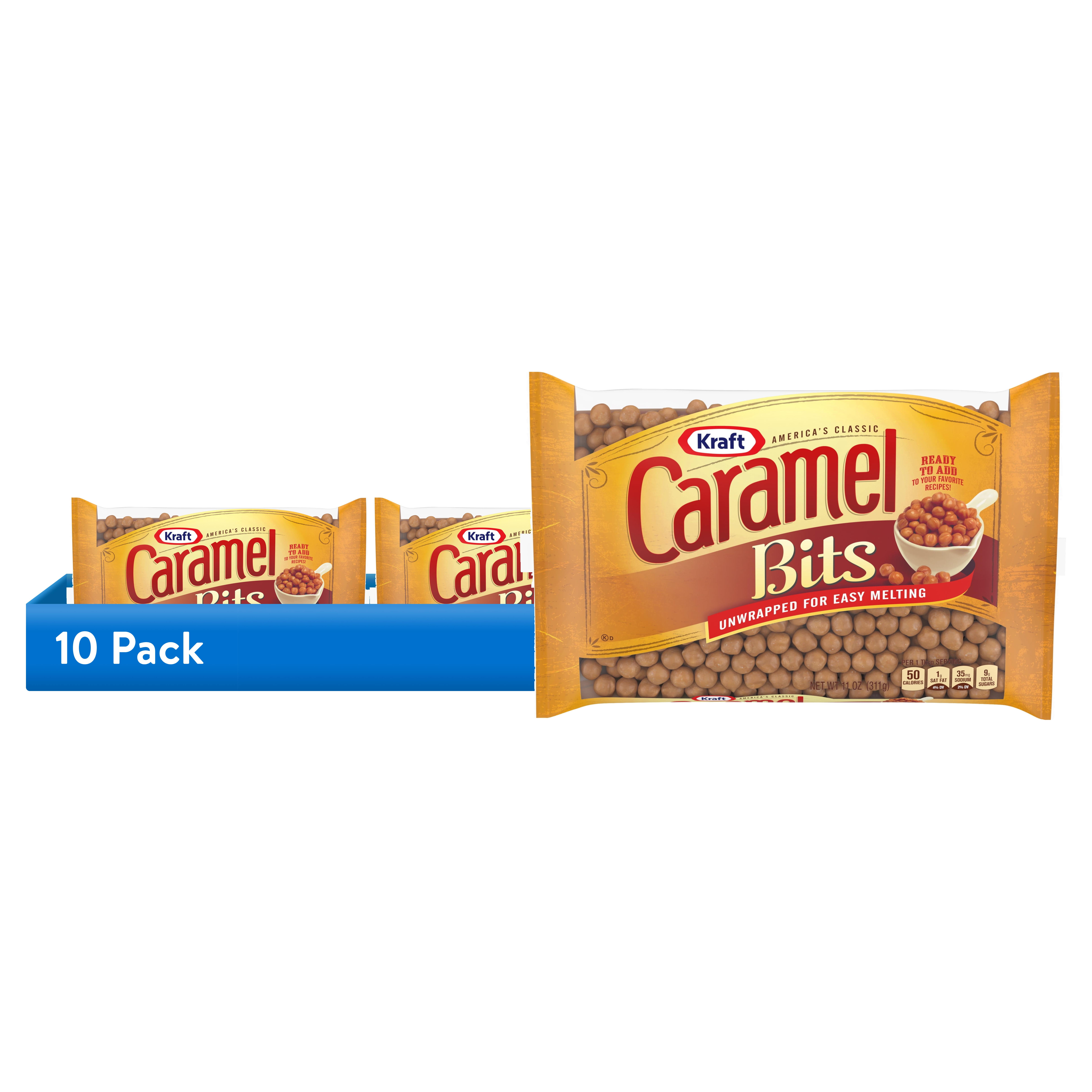 (10 pack) Kraft America's Classic Unwrapped Candy Caramel Bits for Easy ...