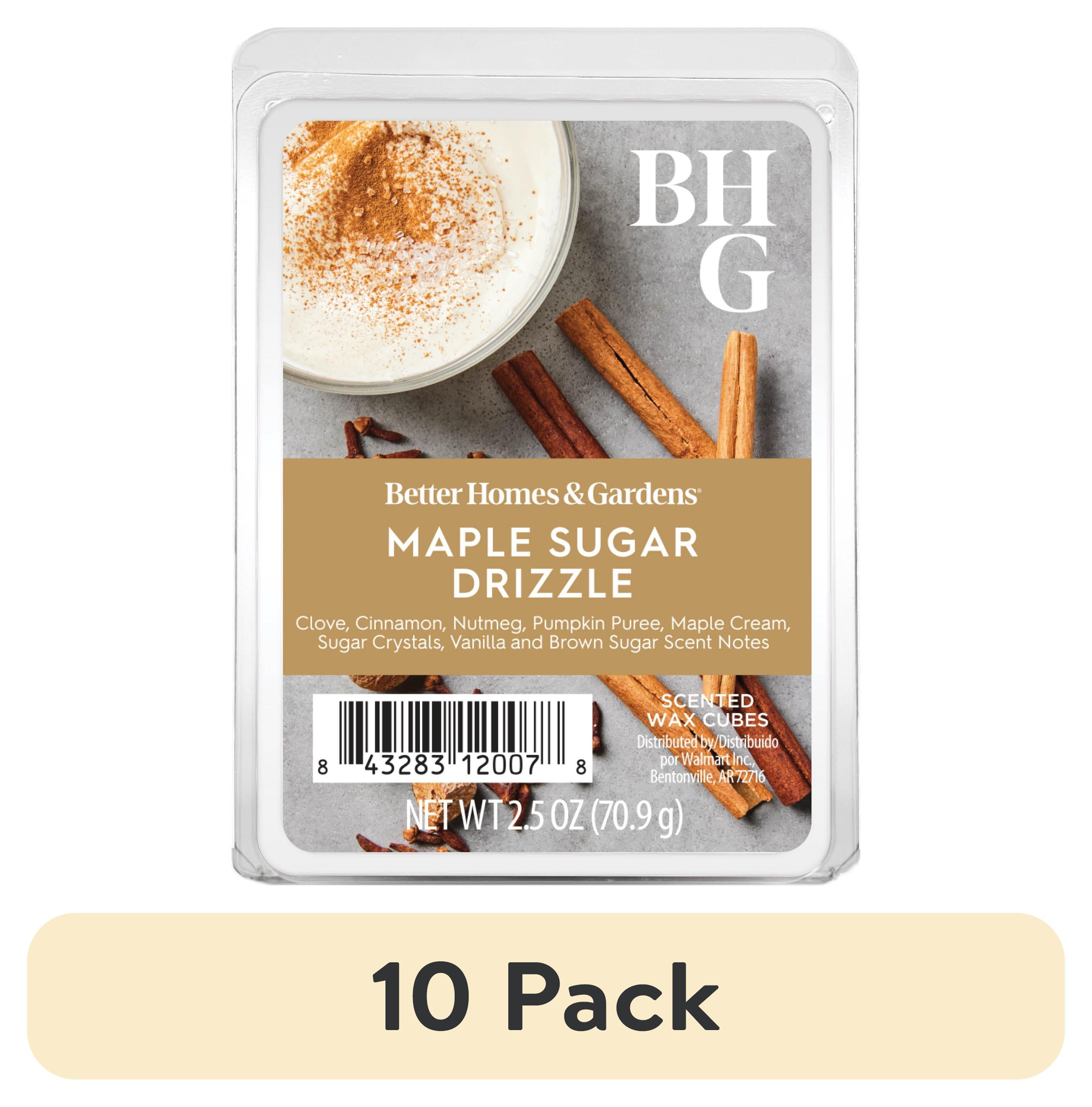 Better Homes & Gardens Maple Sugar Drizzle Scented Wax Melts 2.5 Oz 10 ...