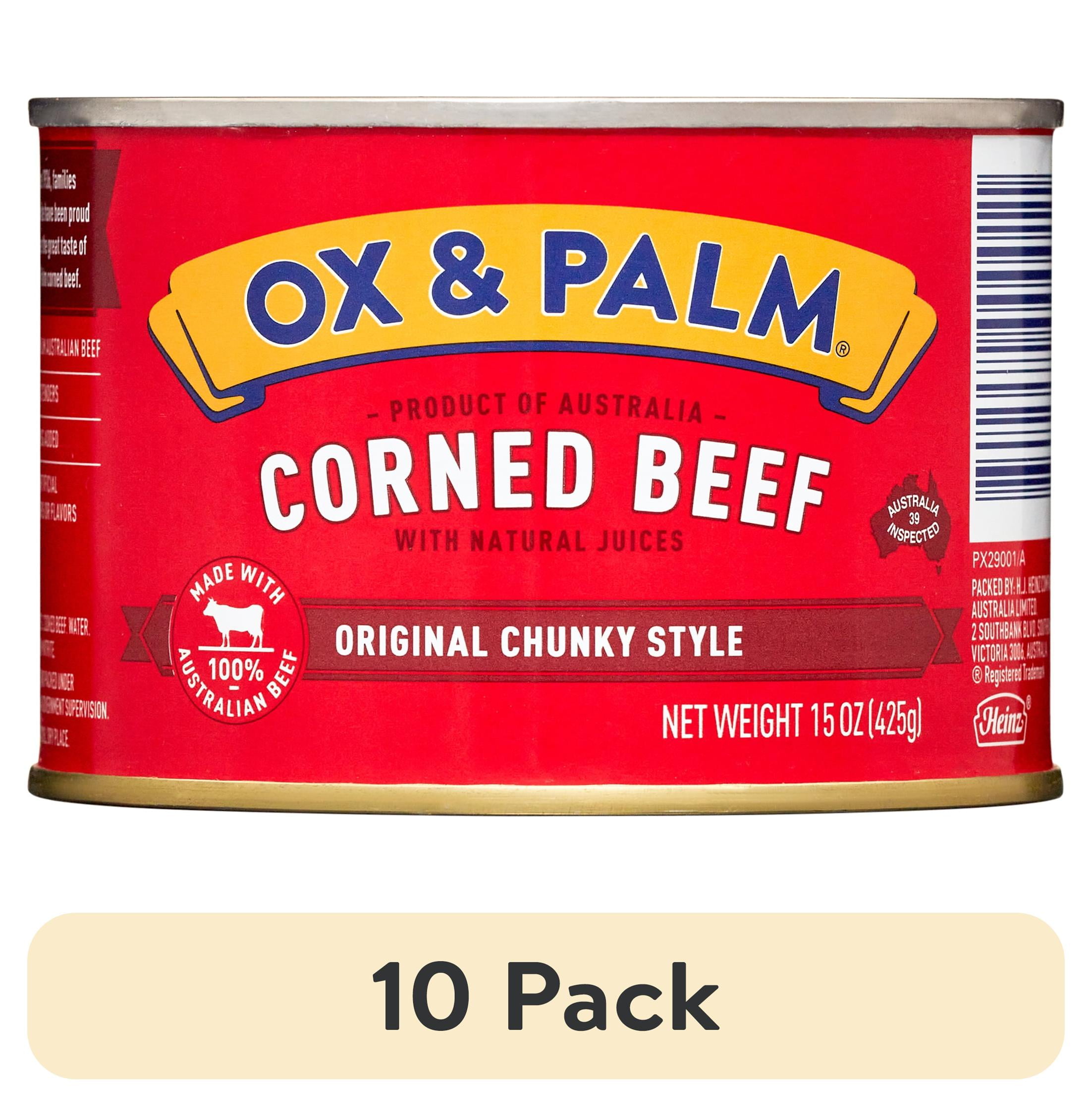(10 pack) OX & PALM: Corned Beef Large, 15 oz - Walmart.com
