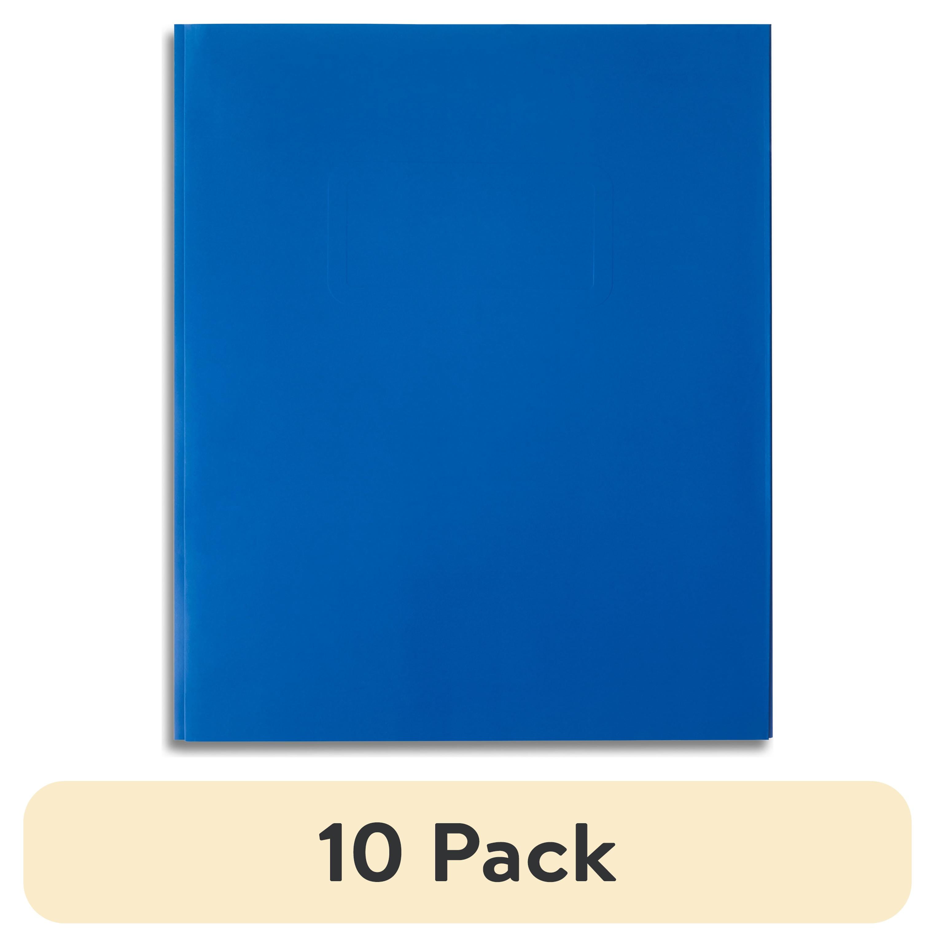 (10 pack) Pen+Gear 3-Prong Letter Size Paper Folder, Blue - Walmart.com