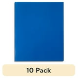 (10 pack) Pen+Gear 3-Prong Letter Size Paper Folder, Blue - Walmart.com