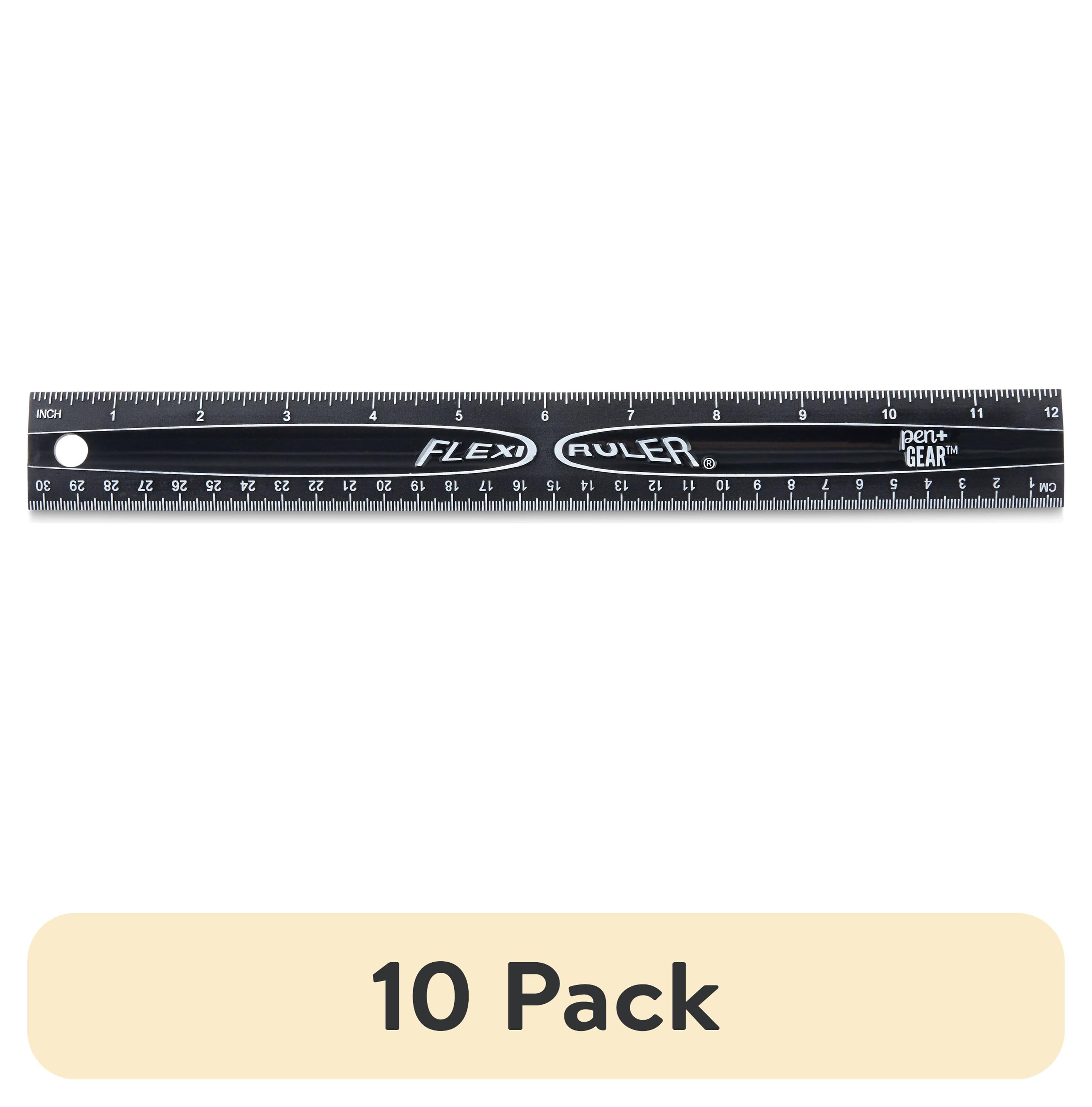 (10 pack) Pen+gear Flexible Plastic 12" Metric Ruler, For All Levels of ...