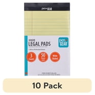 TOPS Legal Pad 12 Pack, Jr. Legal Rule, 50 Sheets, 5x8, White - Walmart ...