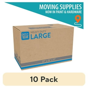 U-Haul Small Moving Boxes - Pack of 10 Boxes with Handles - 12-5/8” x 16-3/8” x 12-5/8”- Bonus ...