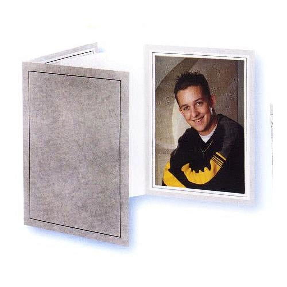 (10 pack) Printed Charcoal Cardstock Photo Folder Single 8x10 Vertical ...