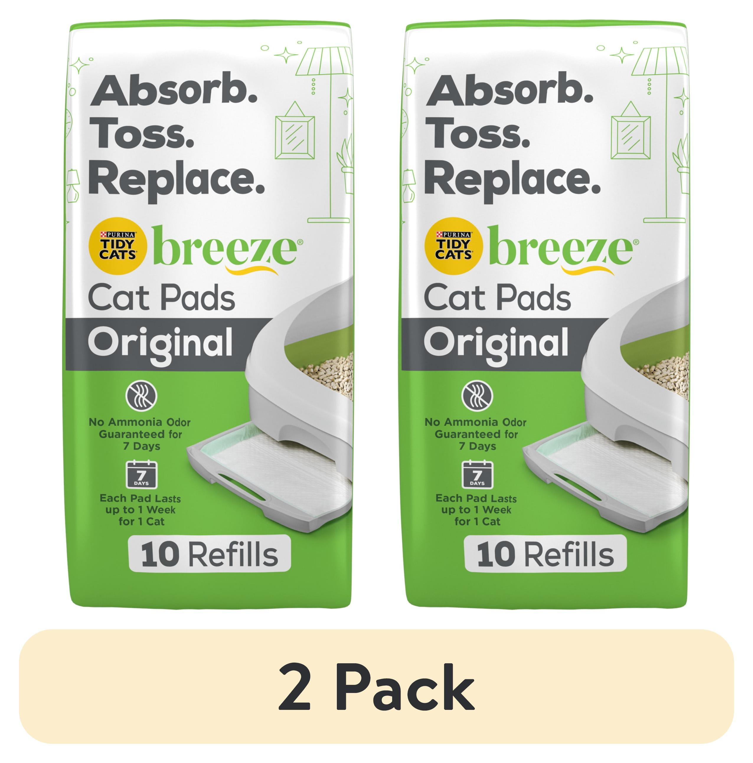 (10 pack) Purina Tidy Cats Breeze Bright Lemongrass Scented Ion Cat ...