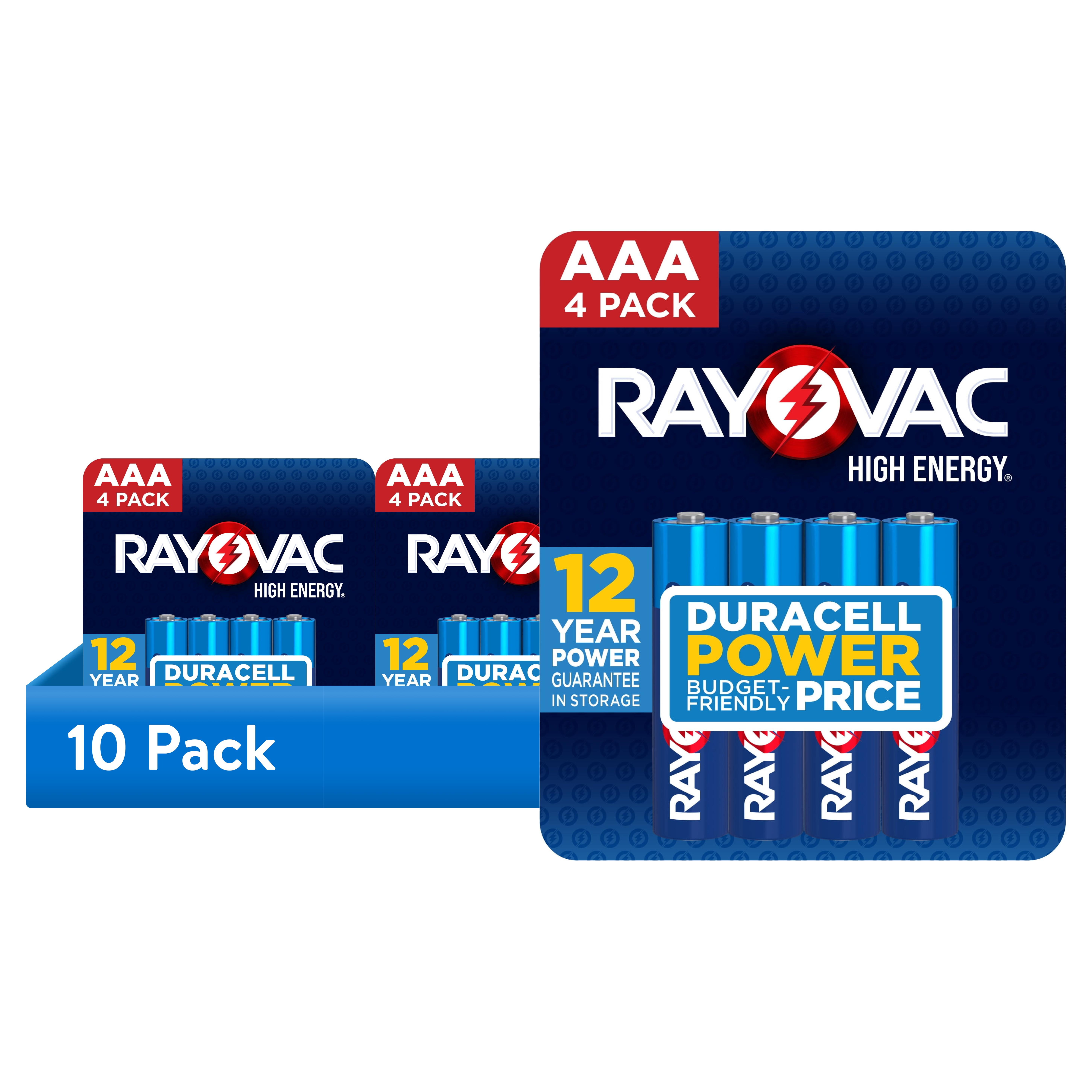 (10 pack) Rayovac High Energy AAA Batteries (4 Pack), Triple A ...