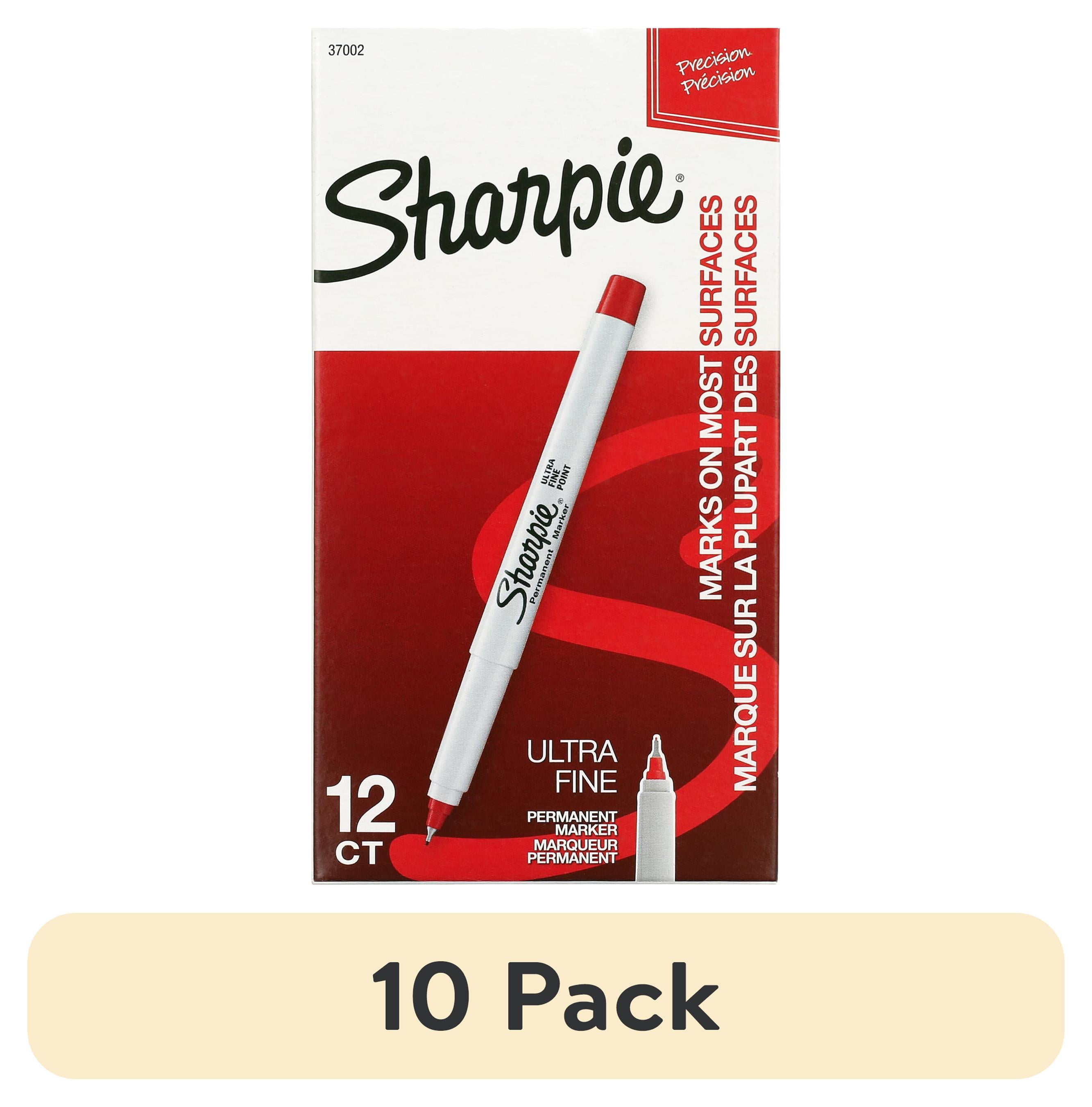 (10 pack) Sharpie Ultra Fine Point Permanent Markers, Dozen - Walmart ...