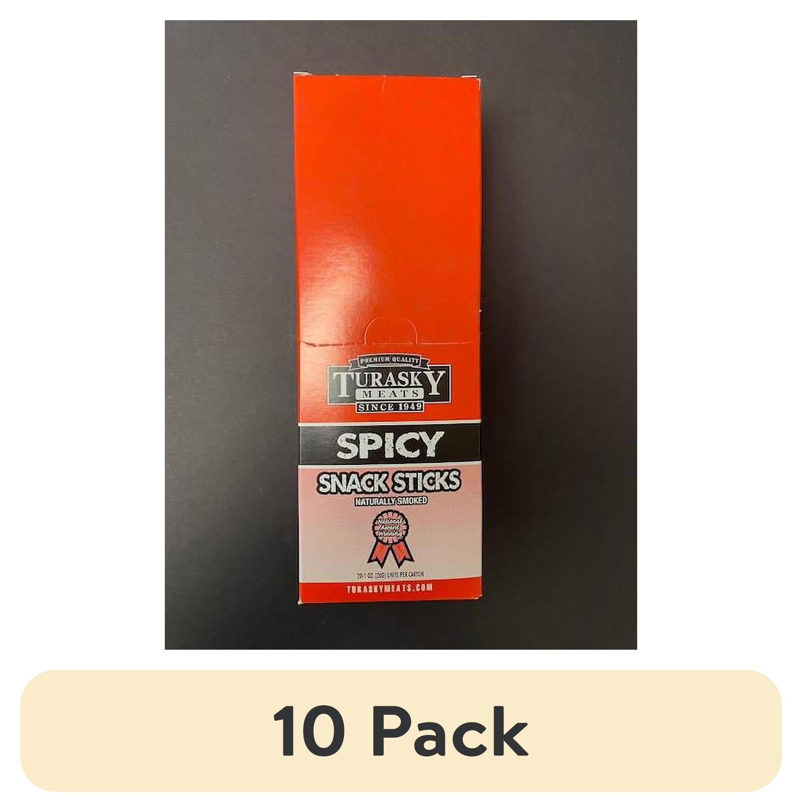 (10 pack) Turasky Meats Tm 1oz Spicy Snack Sticks - Walmart.com