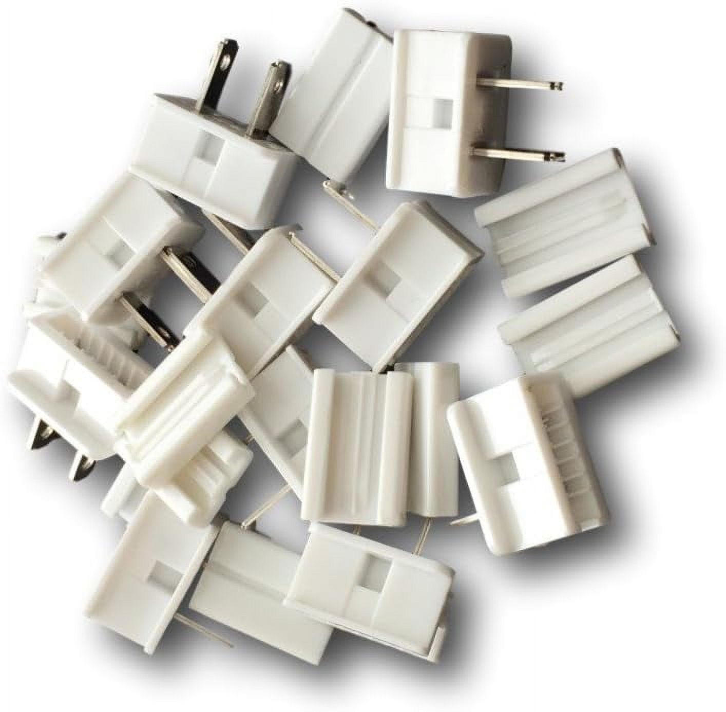 10 pack White Male Zip Plug SPT-1 - Walmart.com