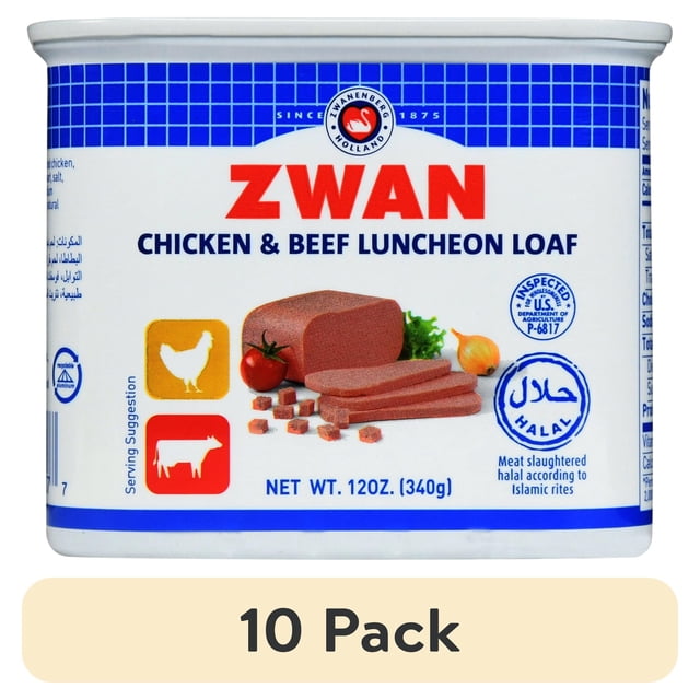 (10 pack) Ziyad Zwan Chicked & Beef Luncheon Meat - Walmart Business ...