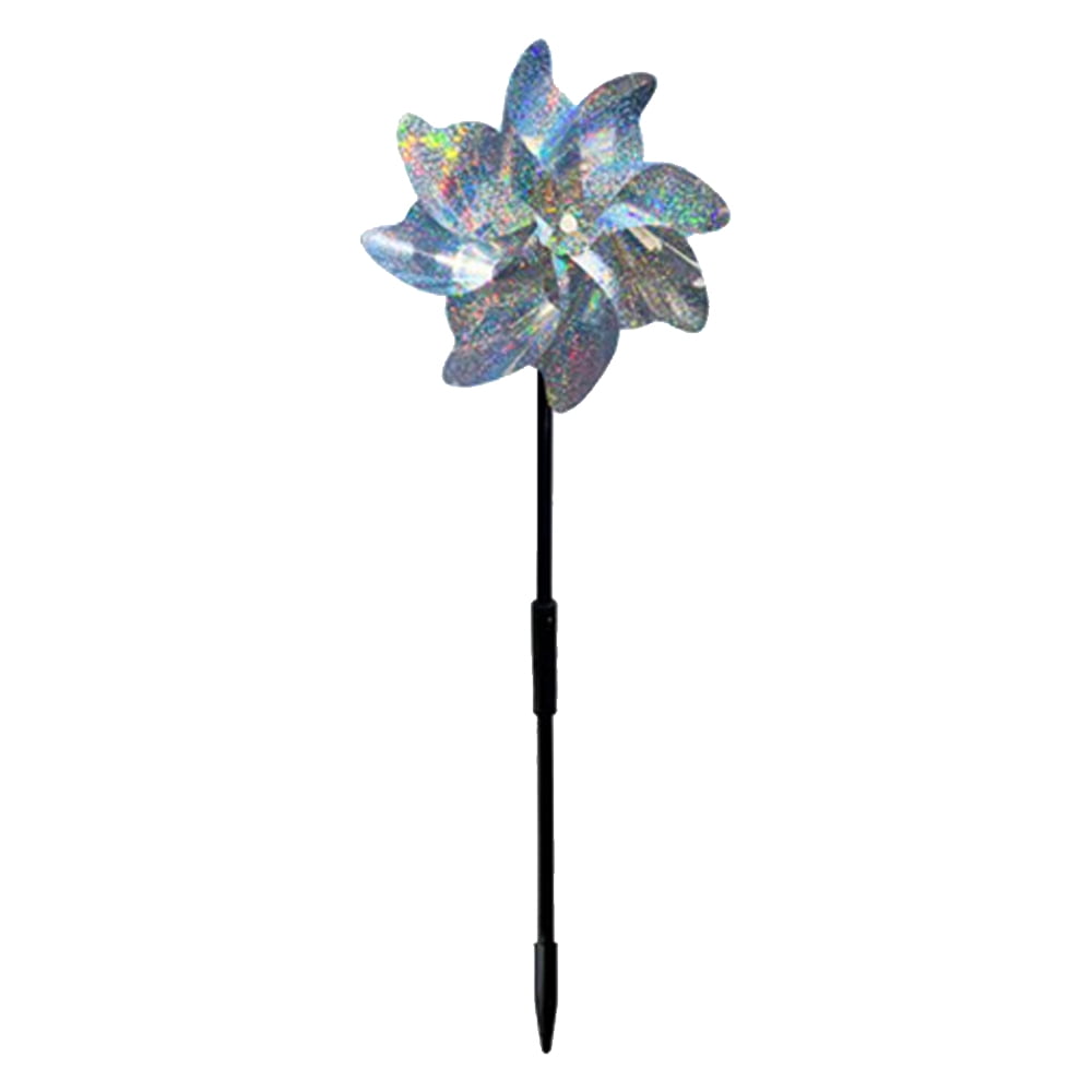10 pack reflective windmills for patios and gardens, scare away birds ...