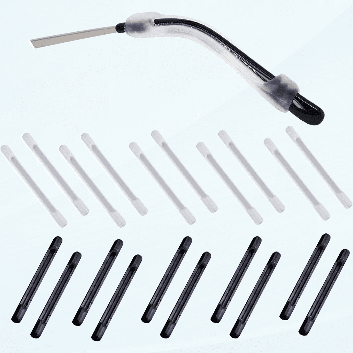 10 pairs silicone glasses temple tips elastic sleeve eyeglass retainer ...