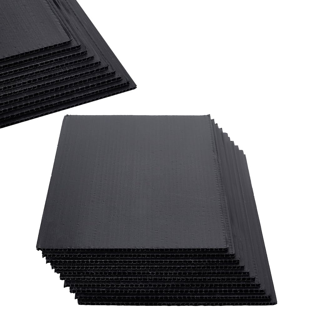 10 pc 10Pcs Corrugated Plastic Sheets 3mm Thick Plastic Board Moldable ...
