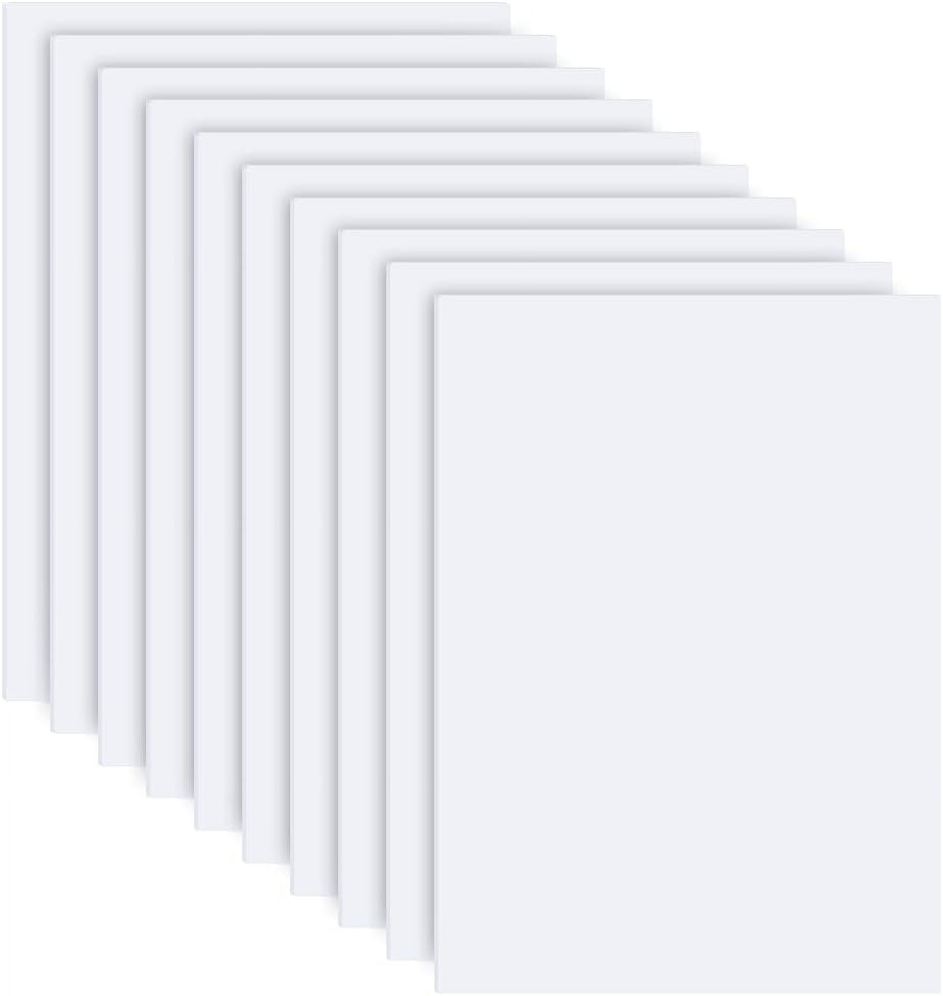 10 pc 10pcs PVC Foam Board Sheet 11.8x7.8inch Rectangle White Foam PVC ...